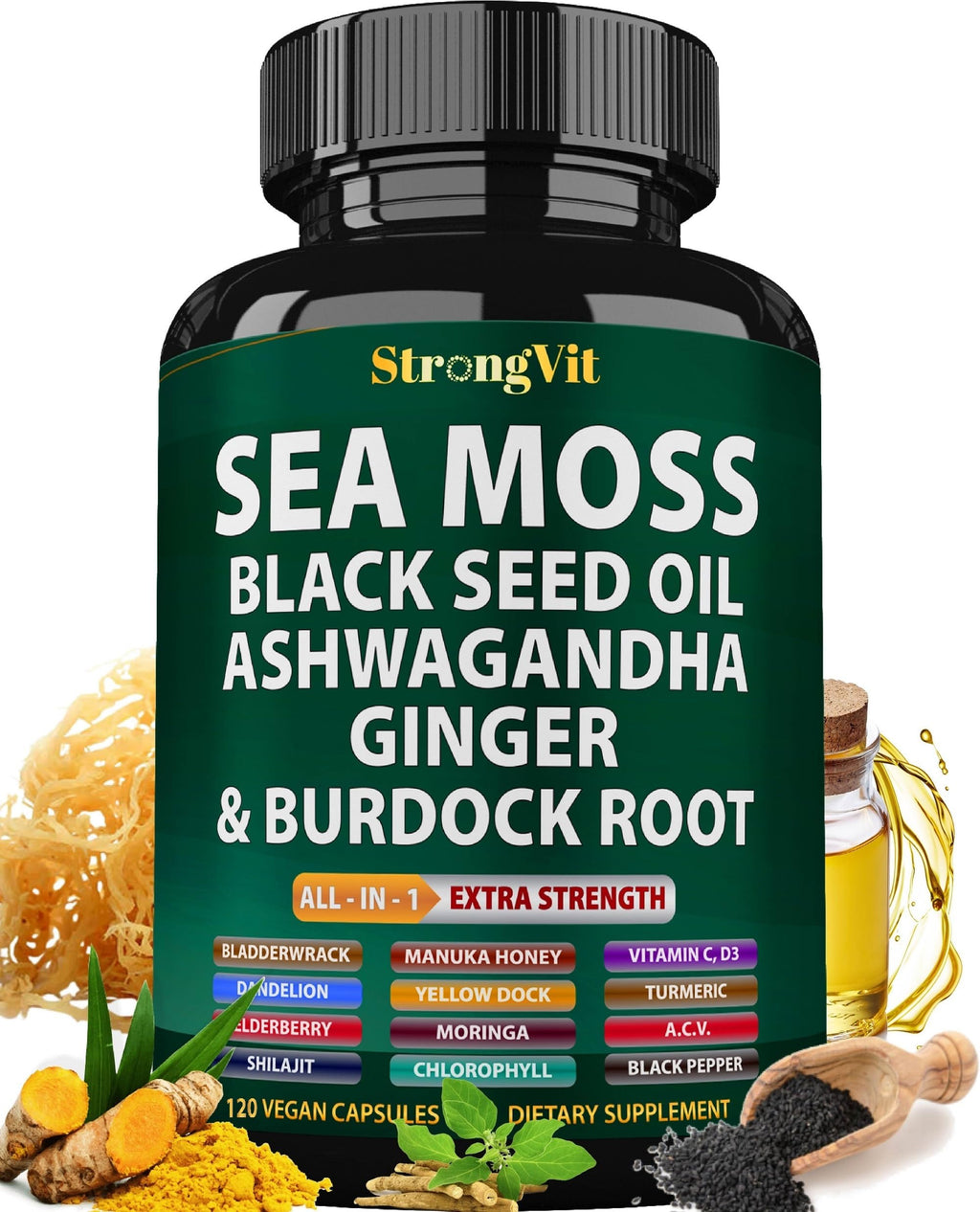organic sea moss capsules benefits