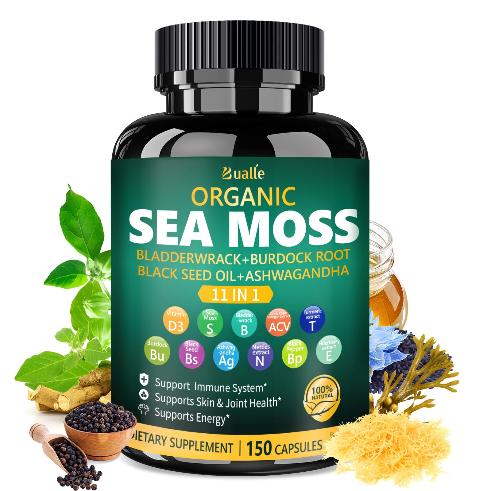 organic sea moss capsules benefits