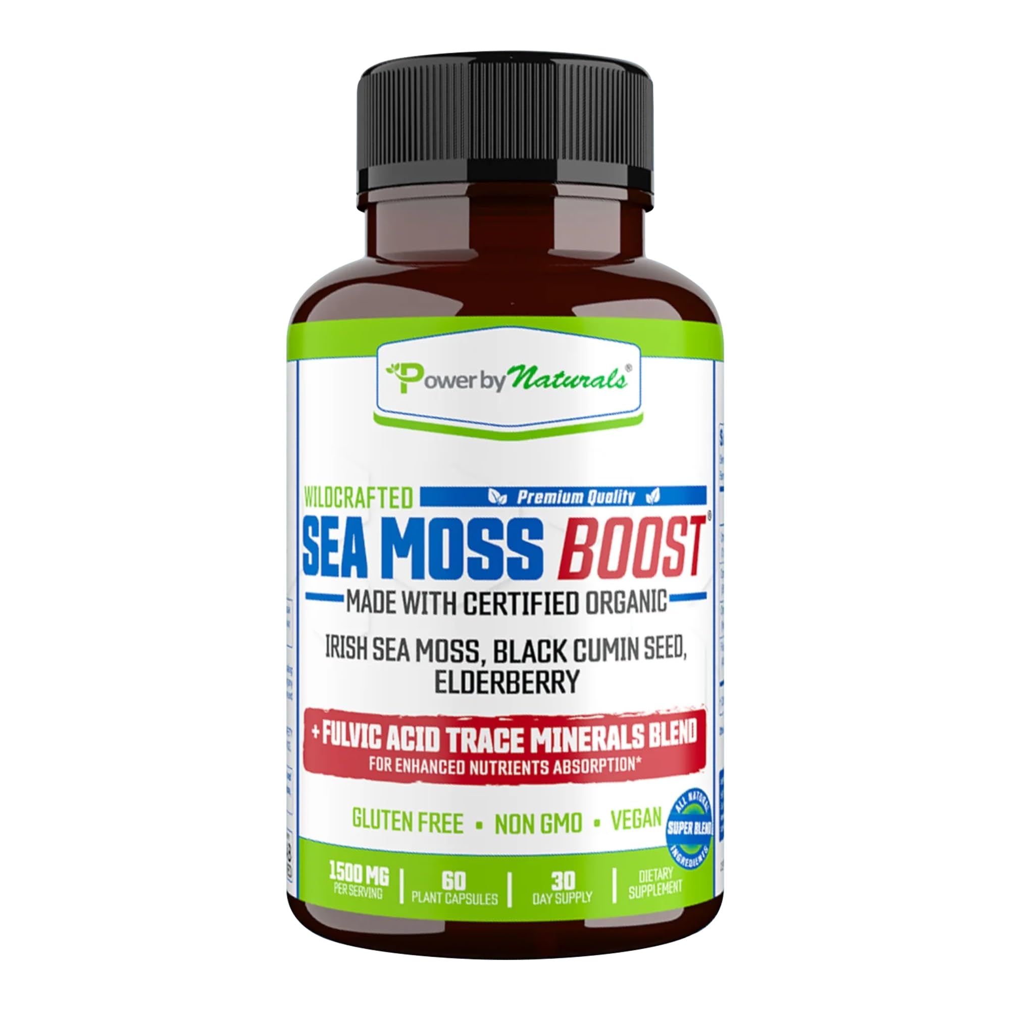 organic sea moss capsules for energy