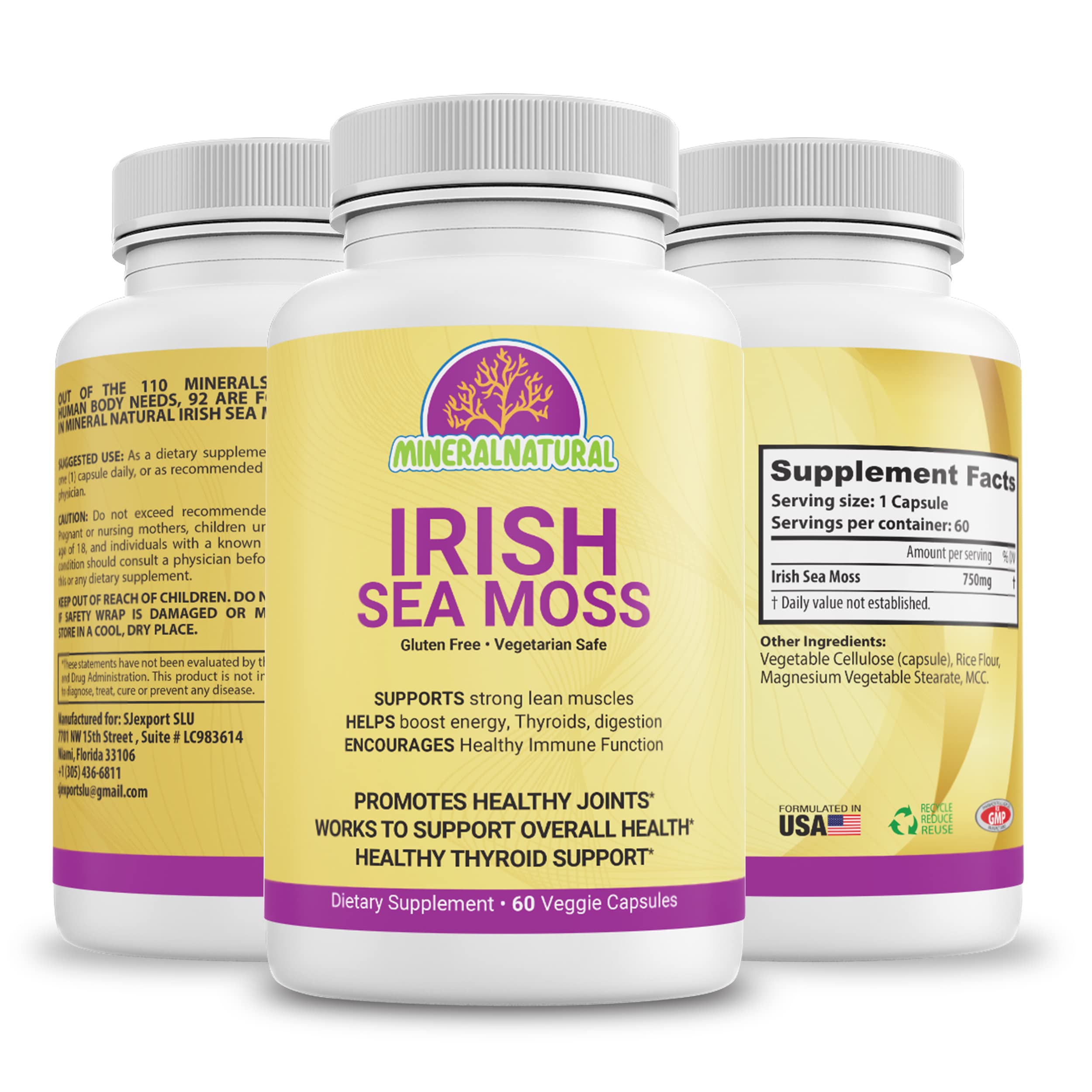 organic sea moss capsules for health