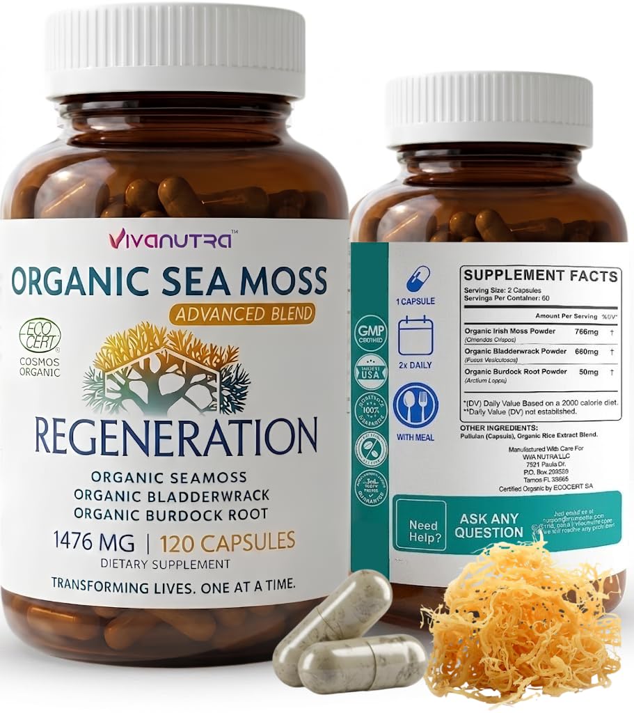 organic sea moss capsules for health