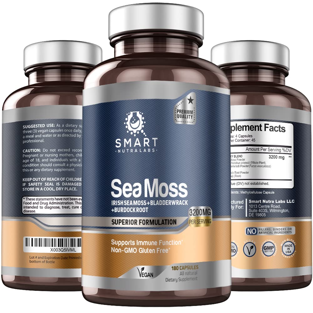 organic sea moss capsules for wellness