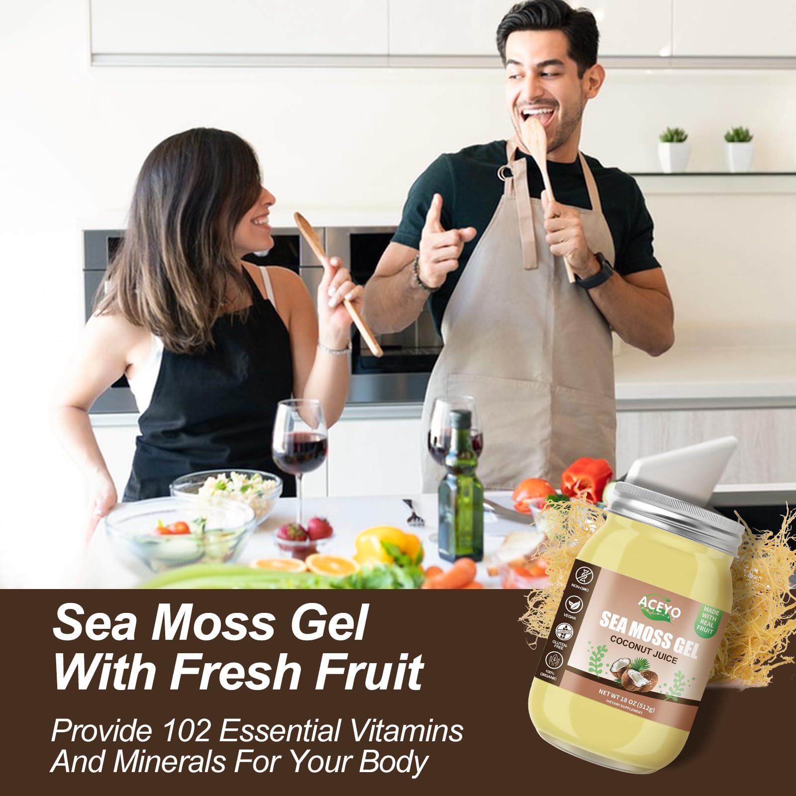 Organic sea moss for daily nutrition