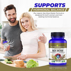 Organic sea moss for energy
