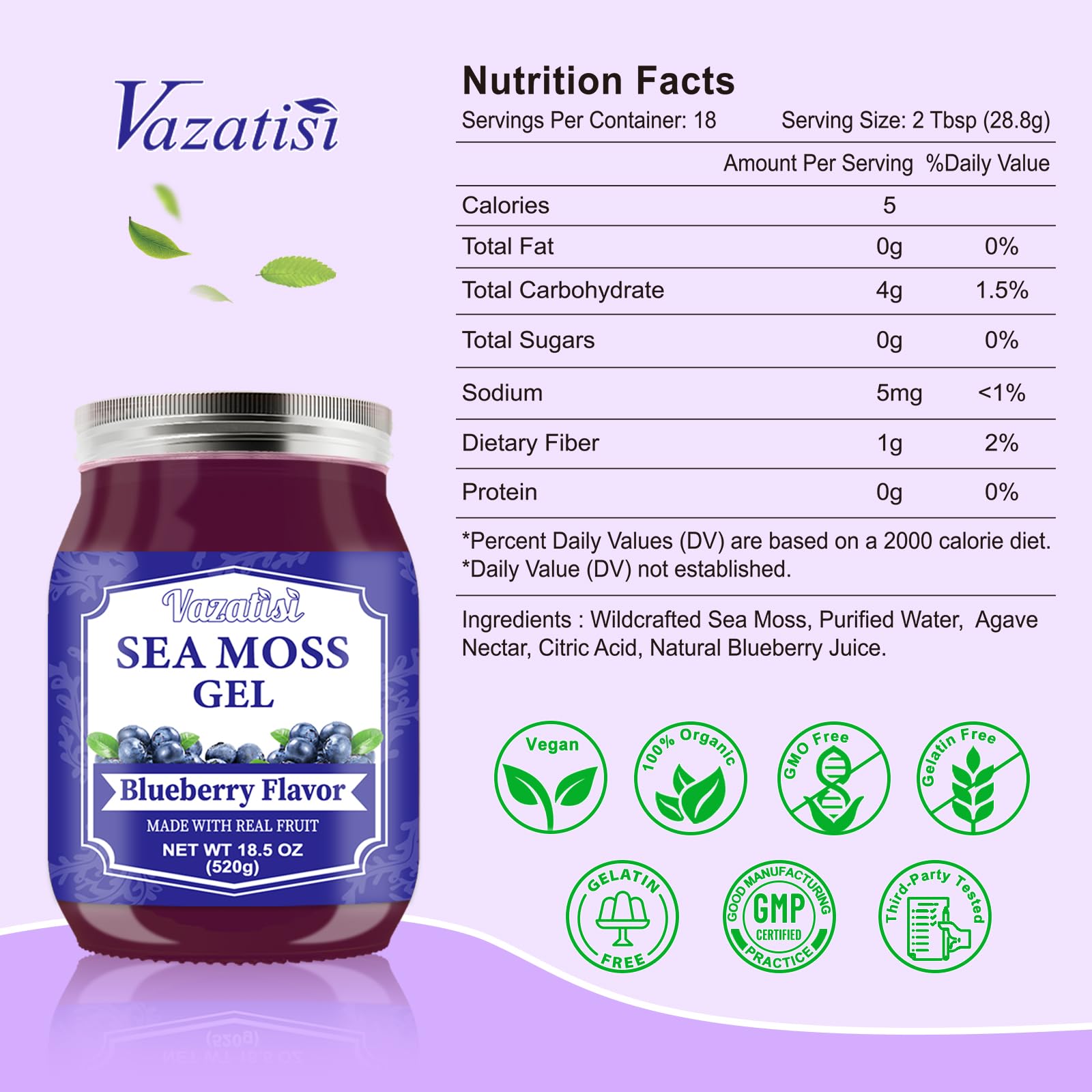 organic sea moss for overall vitality