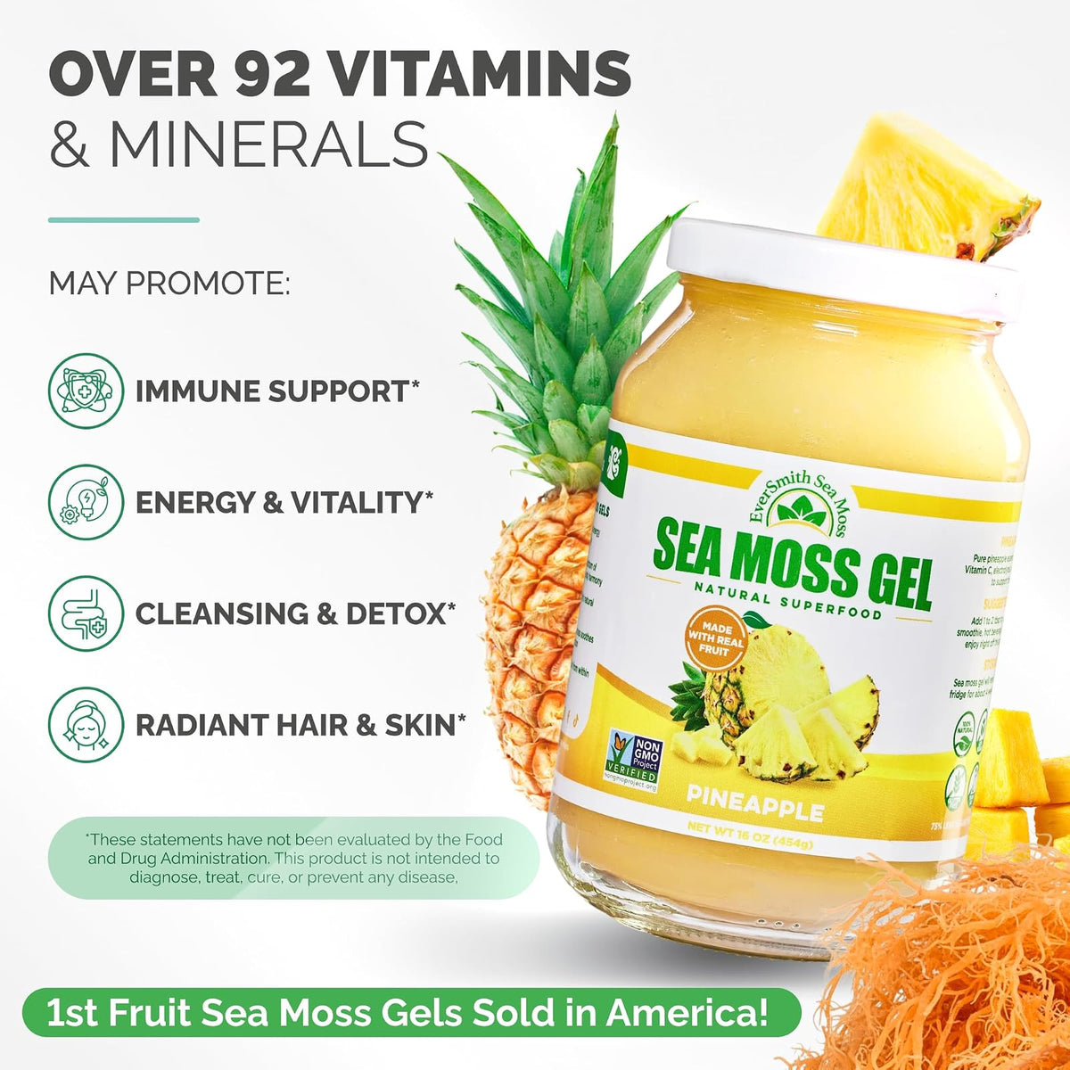 Organic sea moss for smoothies
