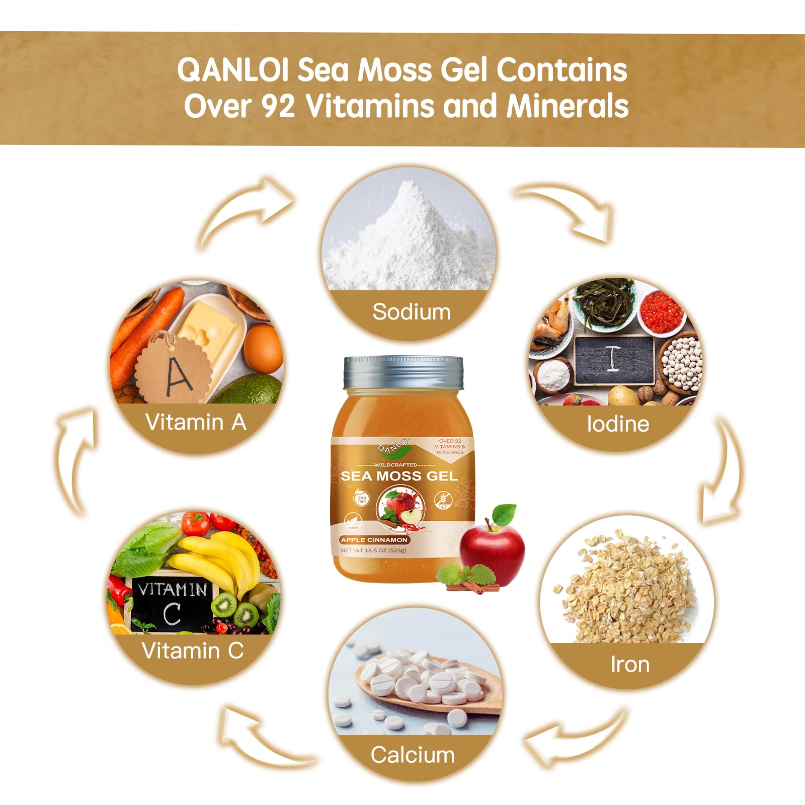 Organic sea moss for vitality