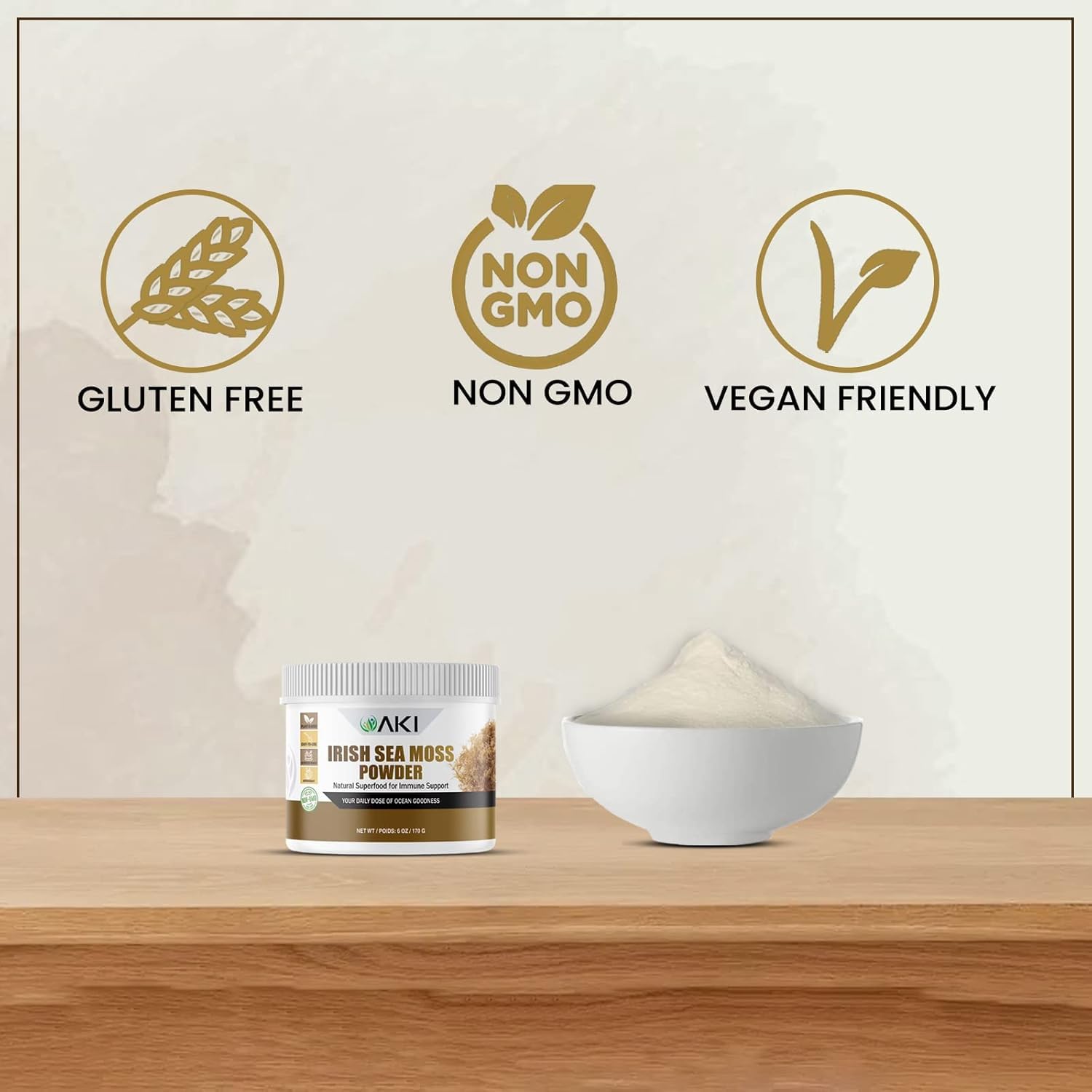 Organic sea moss for wellness