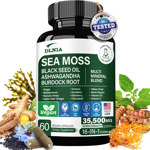 organic sea moss gel capsules