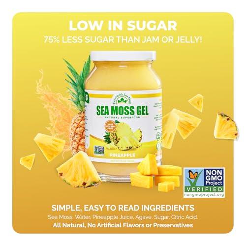 Organic sea moss gel for energy