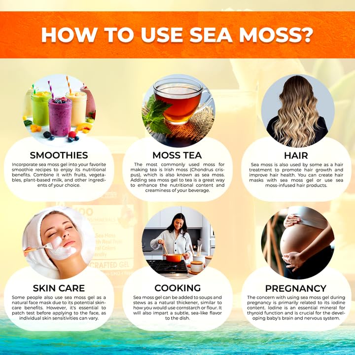 organic sea moss gel for wellness