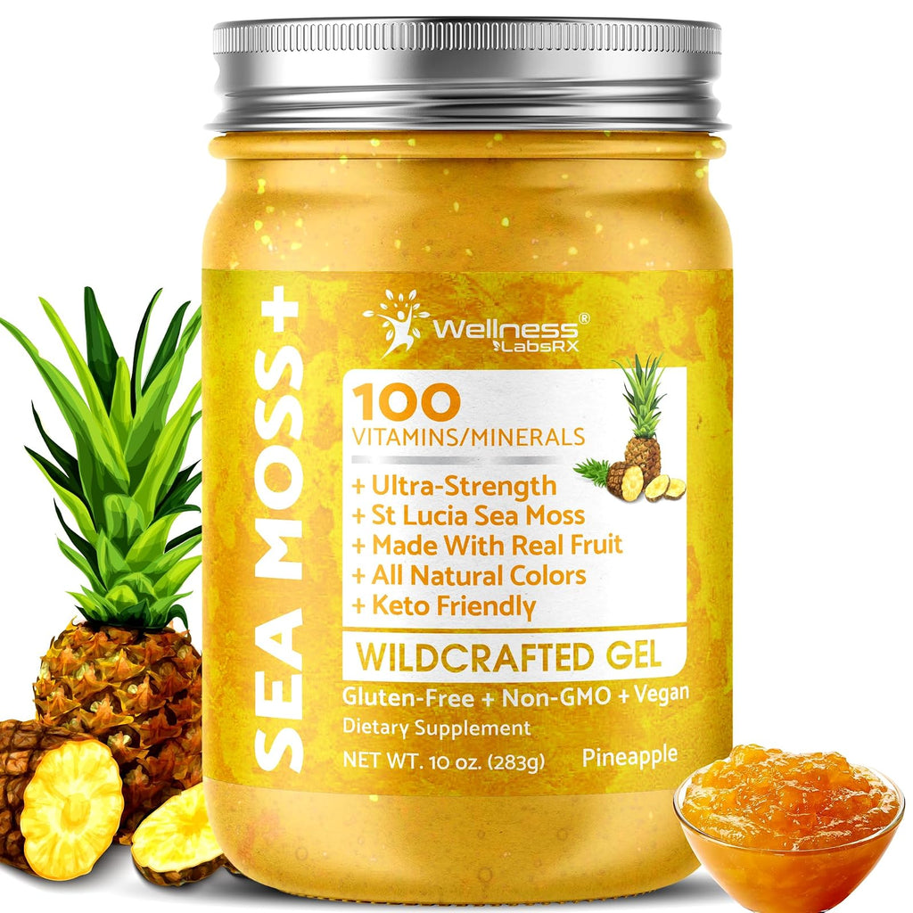 organic sea moss gel pineapple