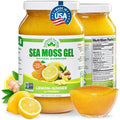 organic sea moss gel with lemon ginger