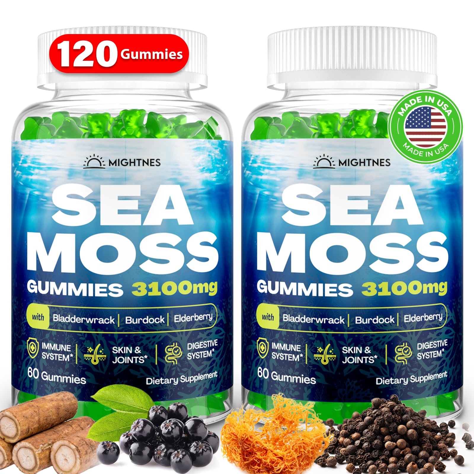 organic sea moss gummies benefits