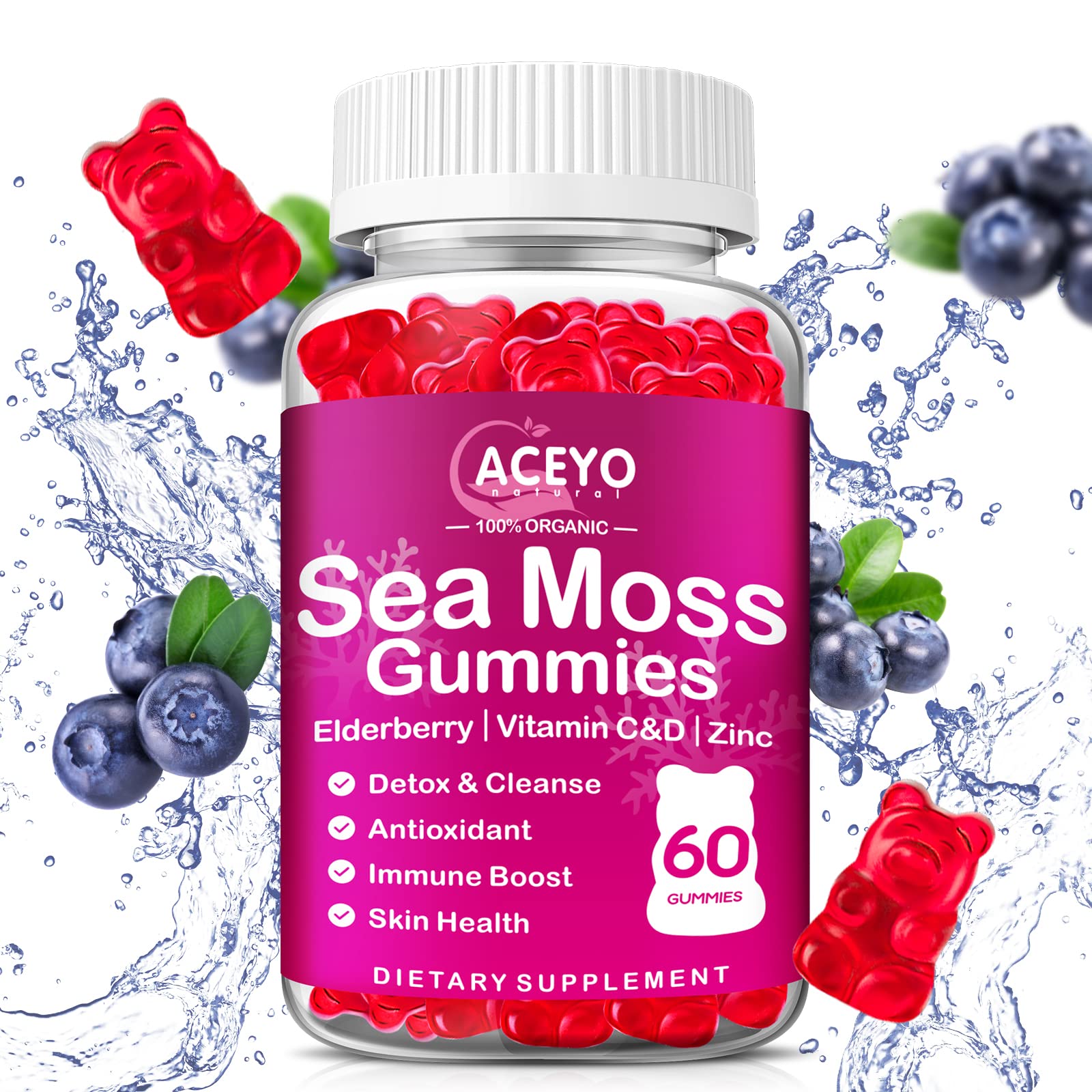 organic sea moss gummies for immunity