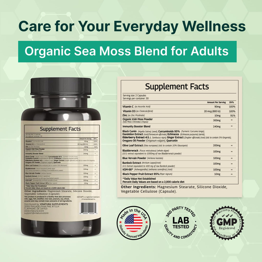 organic sea moss health benefits