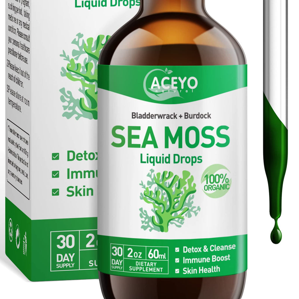 organic sea moss liquid drops