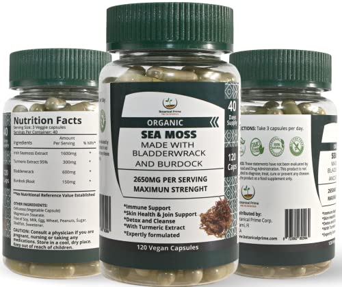 organic sea moss supplement for health