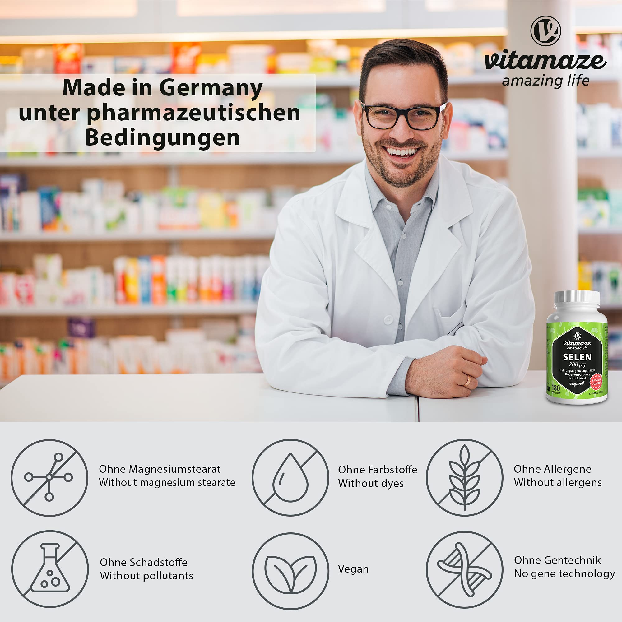 Organic selenium for overall vitality