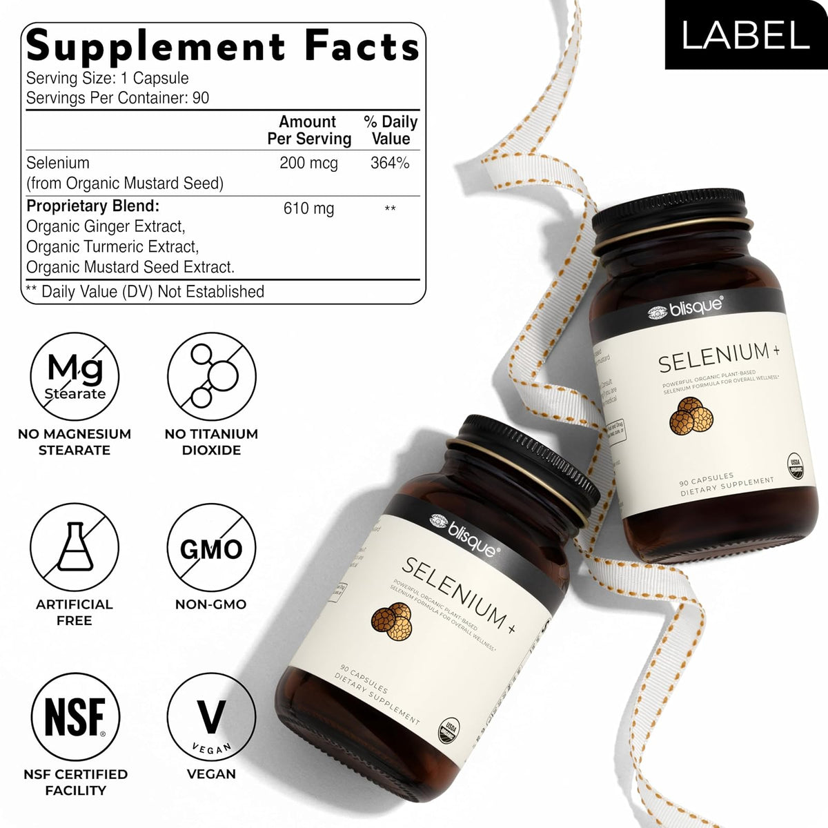 organic selenium for thyroid support