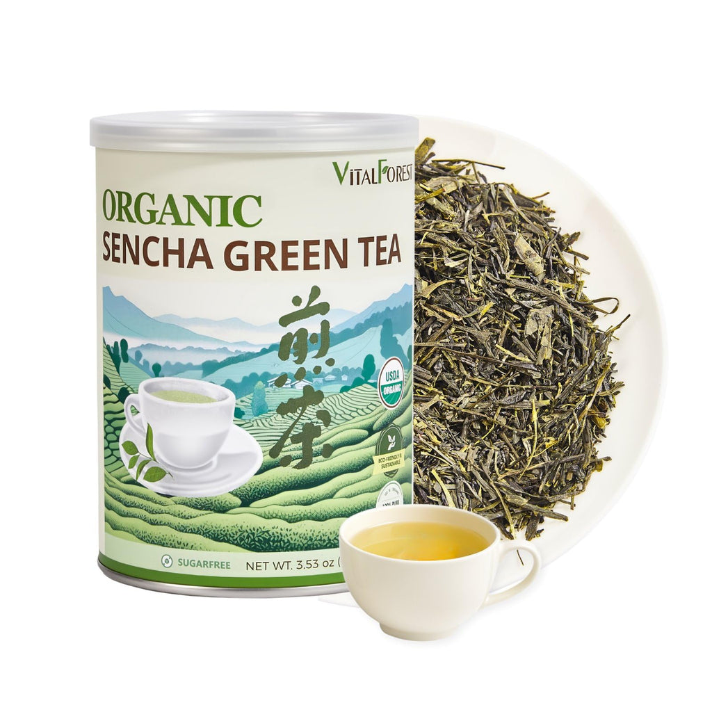 organic sencha green tea loose leaf