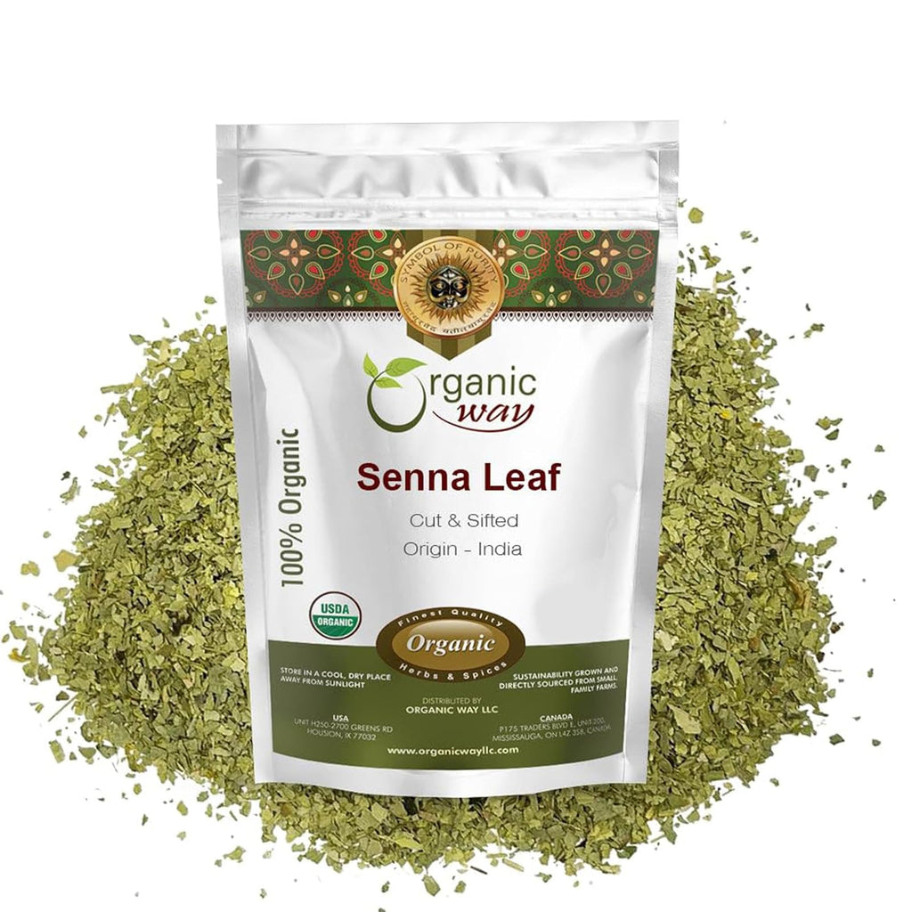Organic senna leaf herbal tea