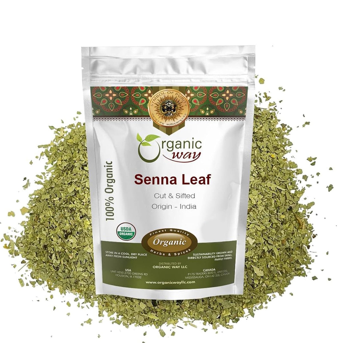 organic senna leaf herbal tea