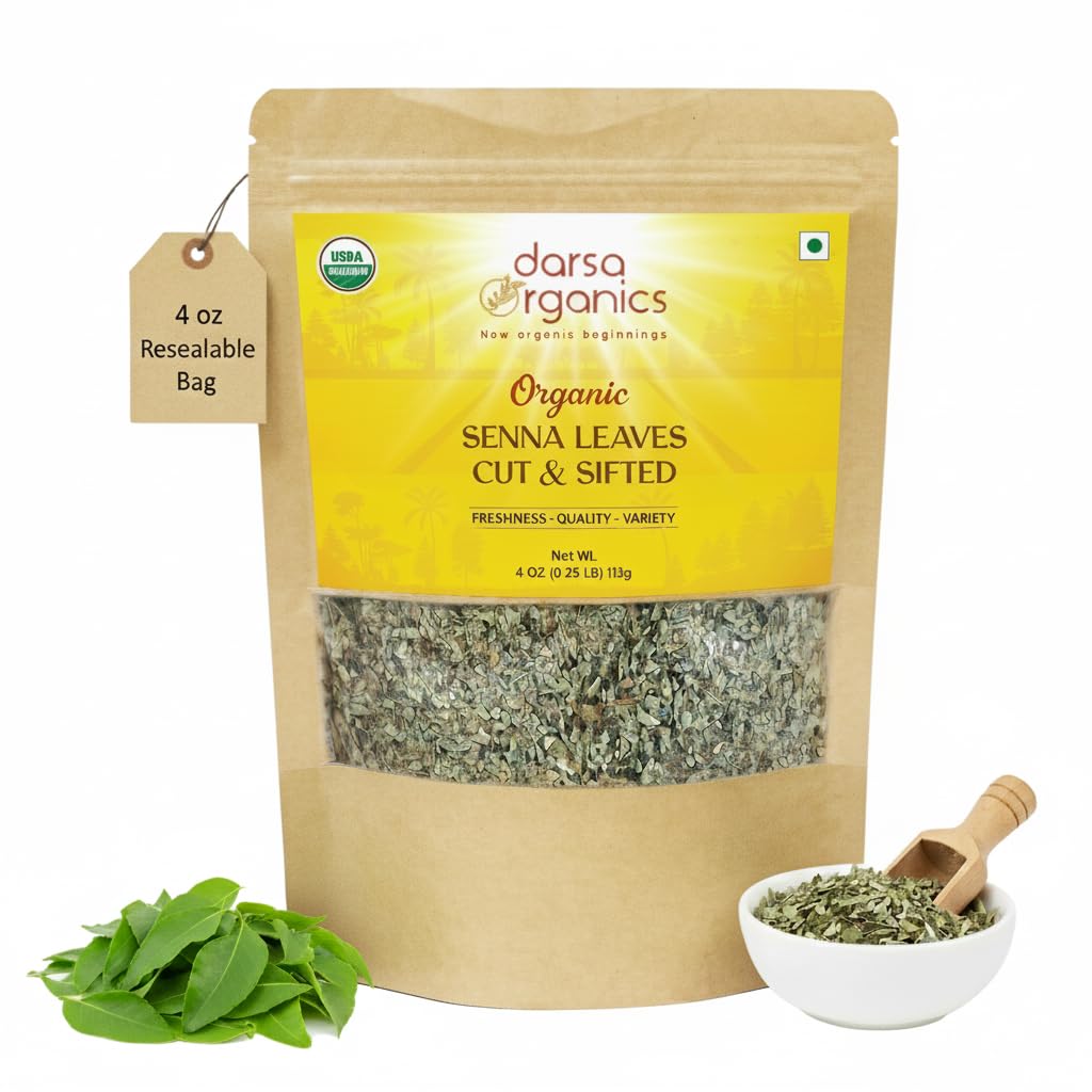 organic senna leaves herbal tea