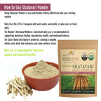 Organic Shatavari for hormonal balance
