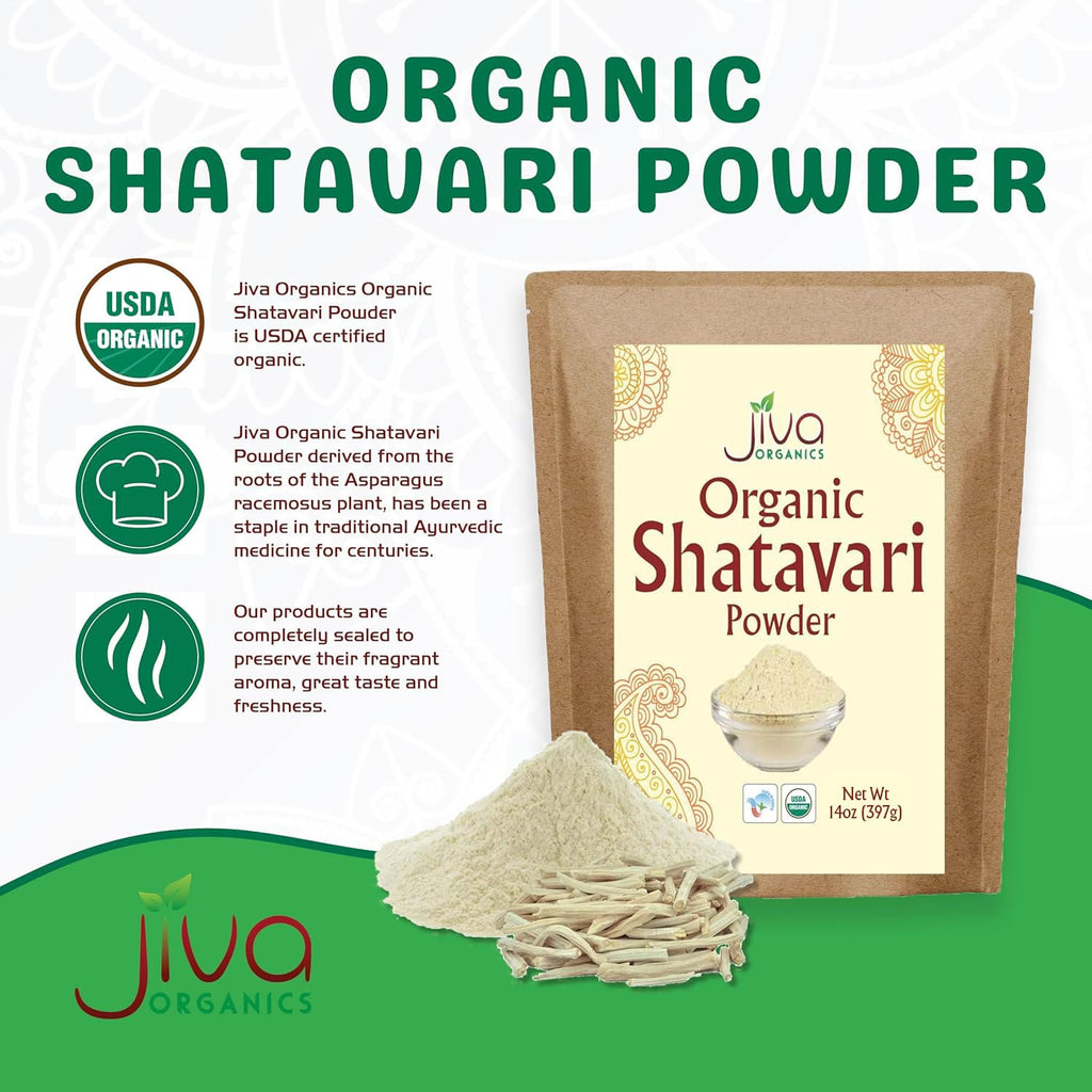 Organic Shatavari powder bulk bag
