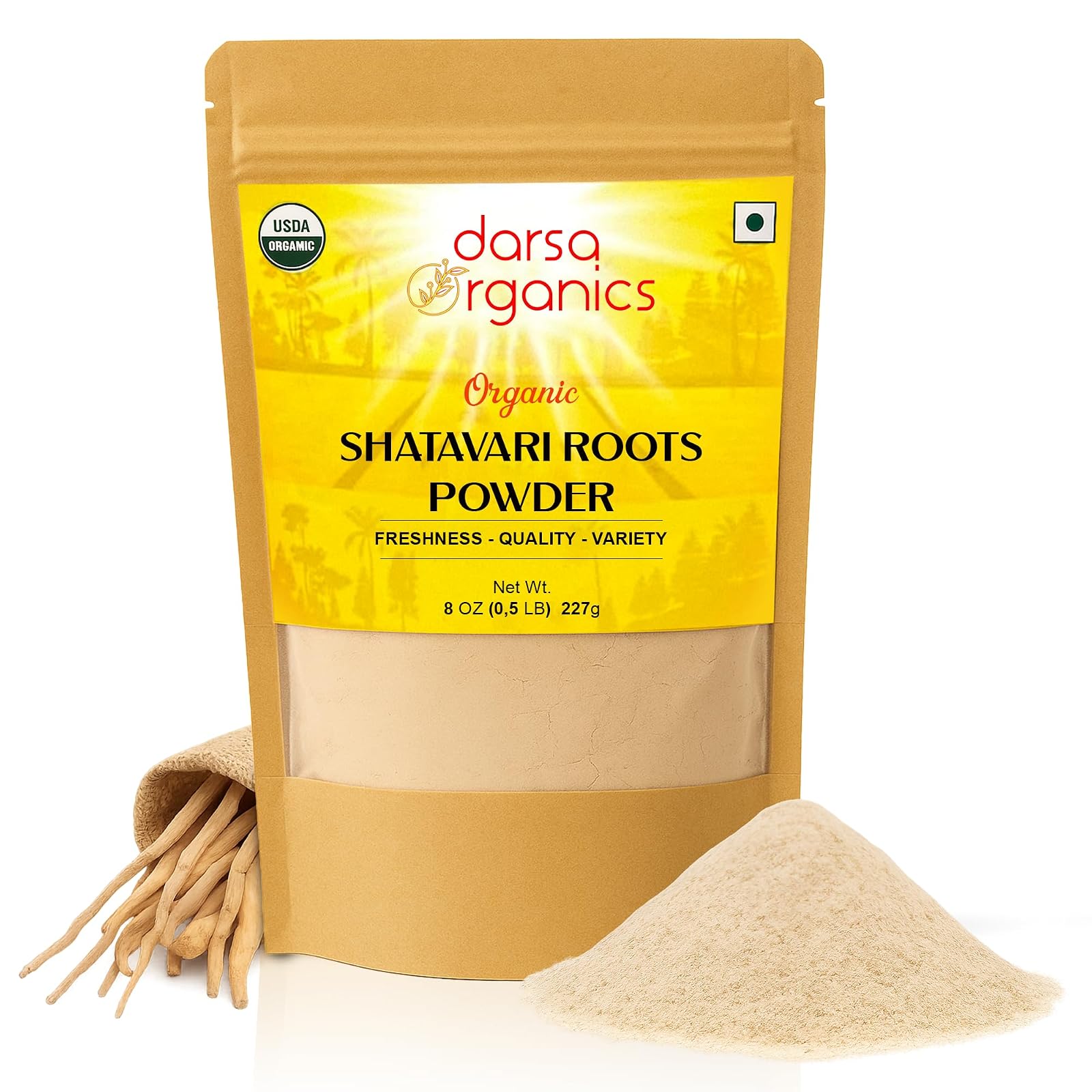 organic Shatavari powder for herbal tea