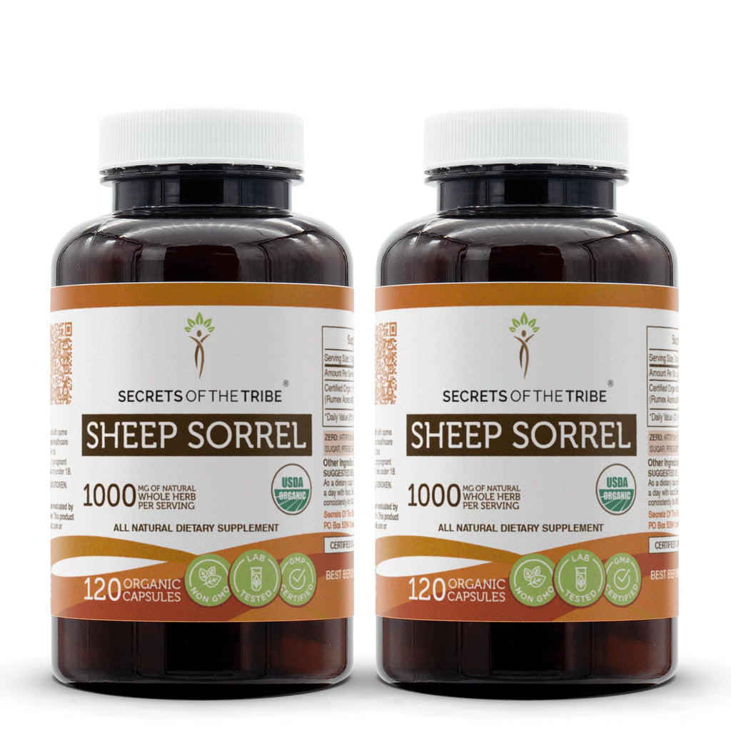 organic sheep sorrel capsules for health