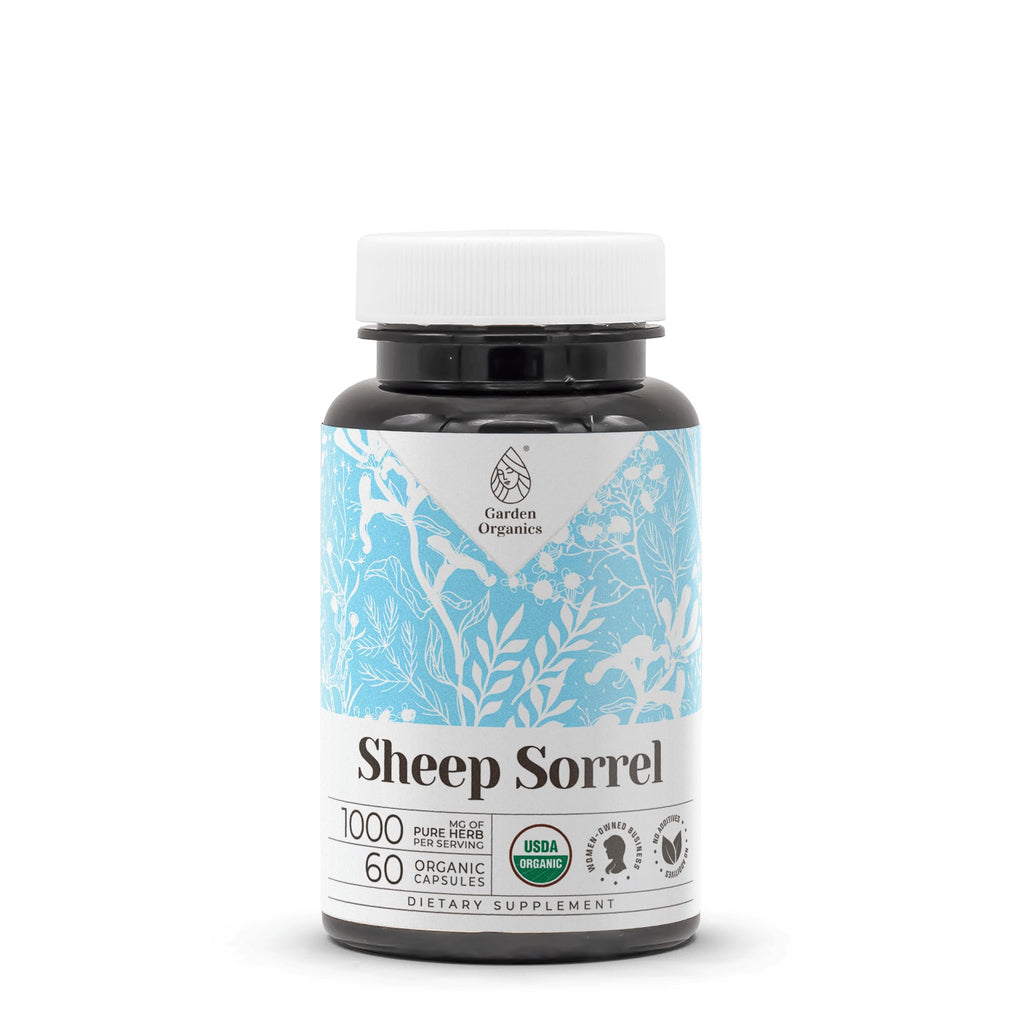 organic sheep sorrel capsules for health
