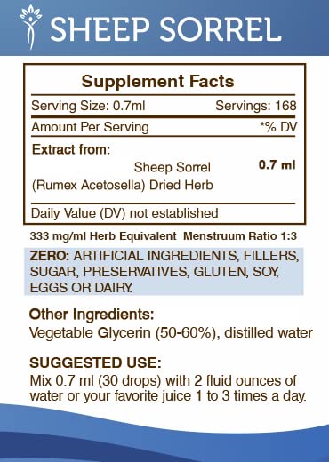 Organic Sheep Sorrel for wellness