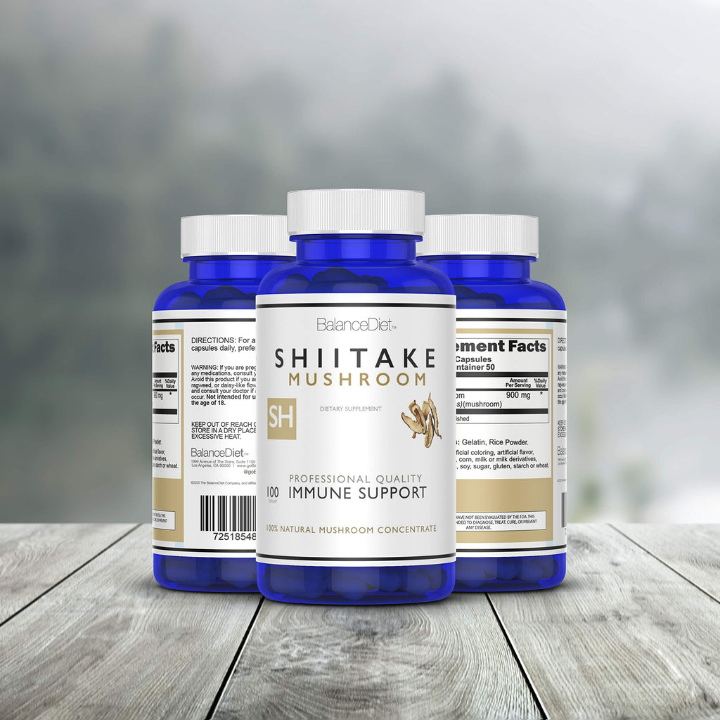 organic shiitake mushroom capsules