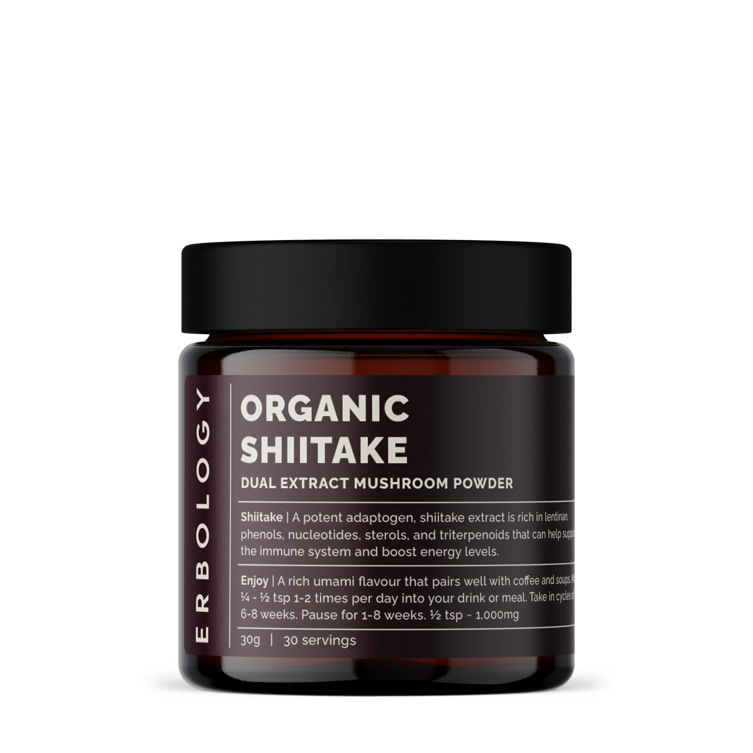 organic shiitake mushroom powder for immunity