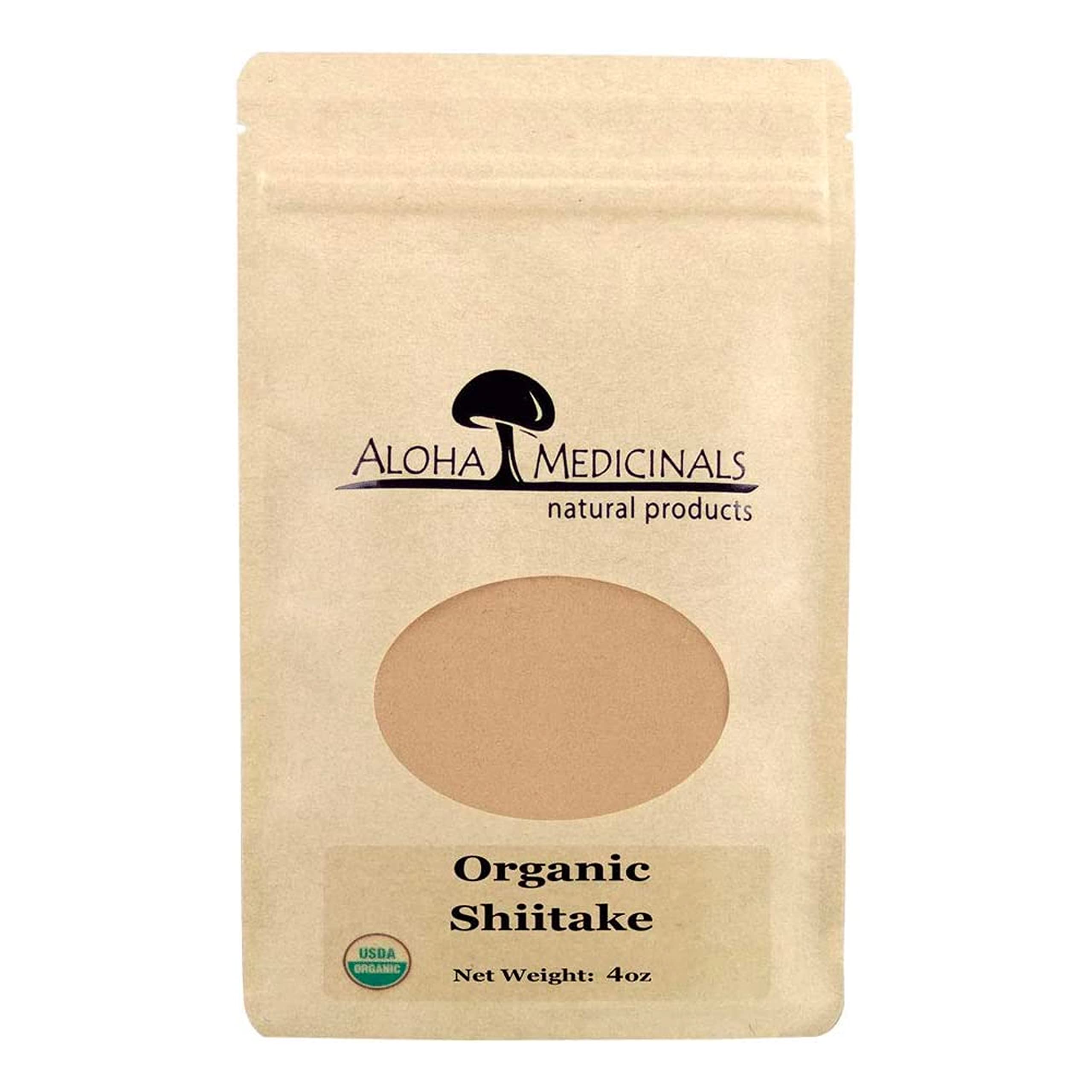 organic shiitake mushroom supplement powder