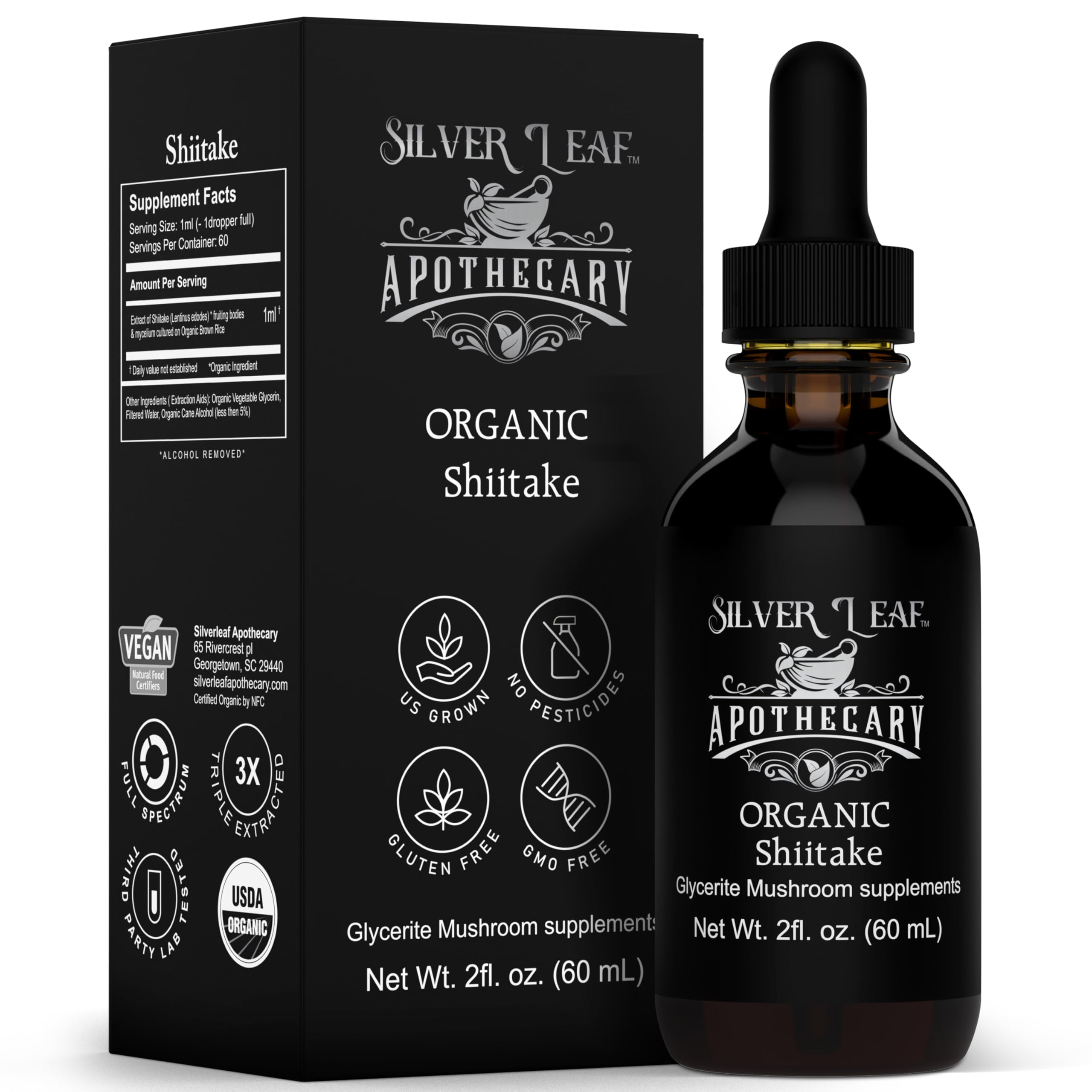 organic shiitake mushroom tincture benefits