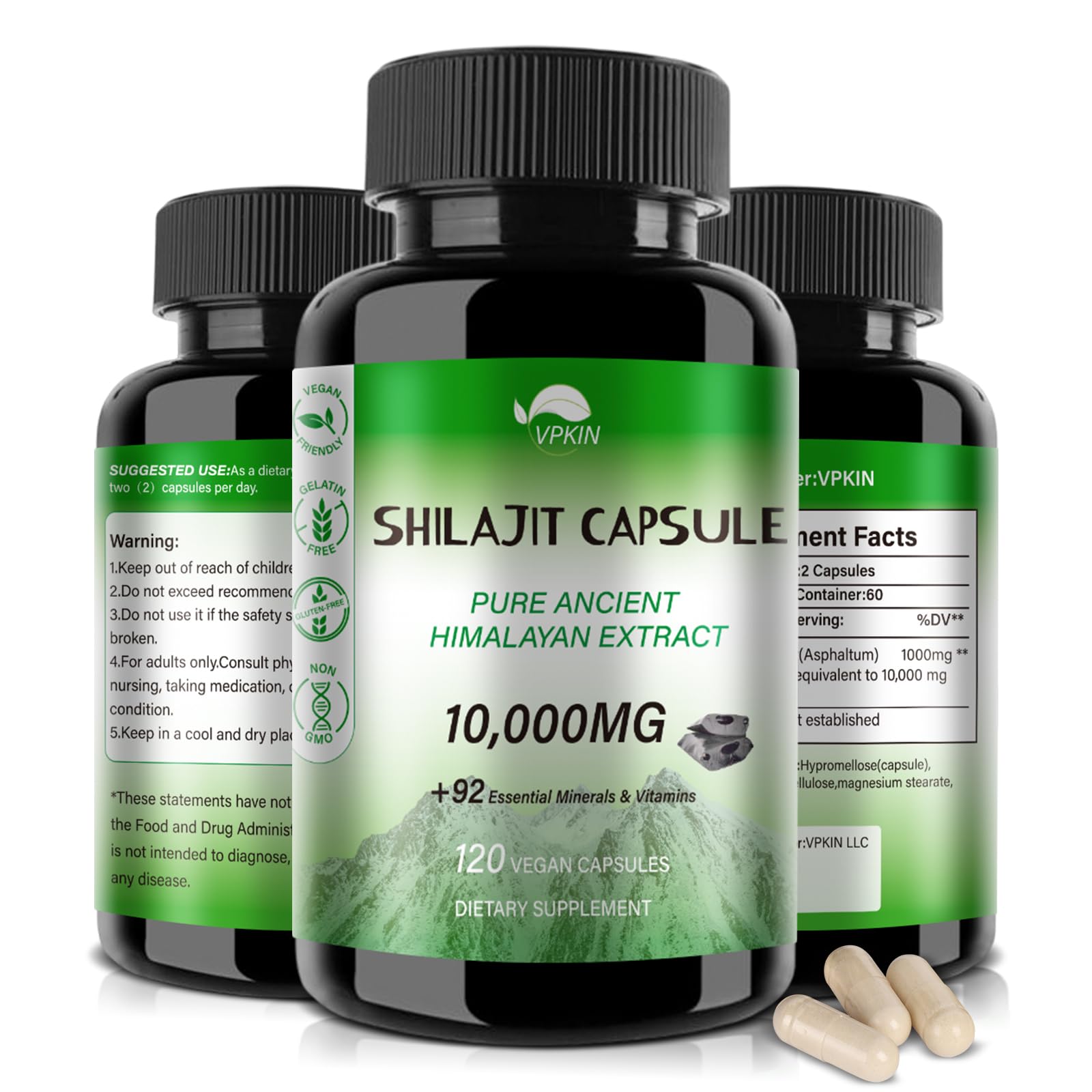organic shilajit capsules for energy