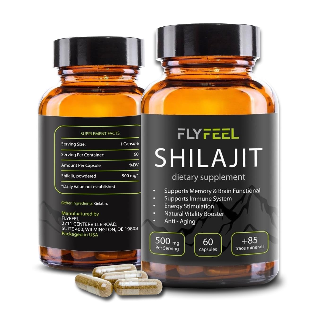 organic shilajit capsules for energy