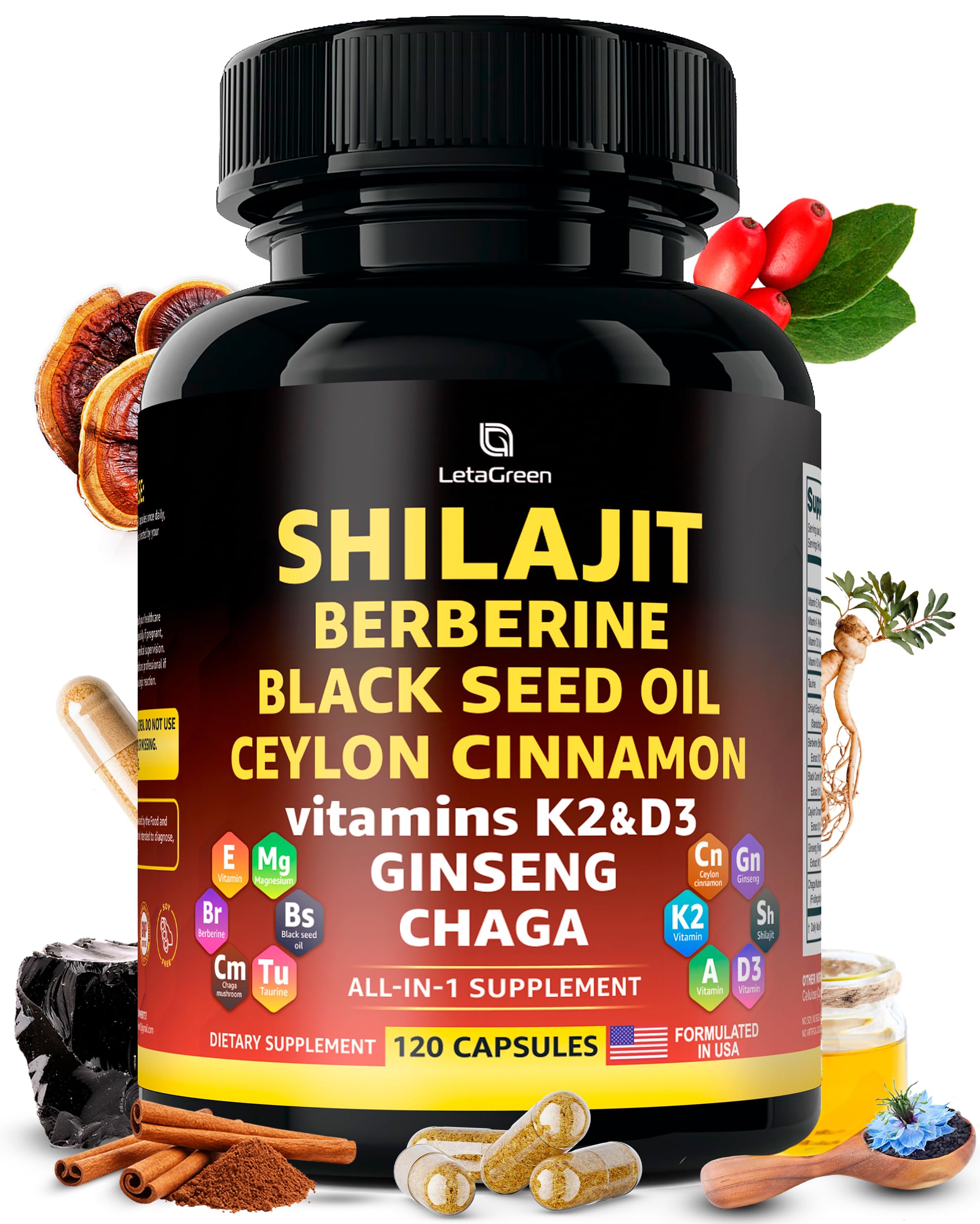 organic shilajit capsules for vitality