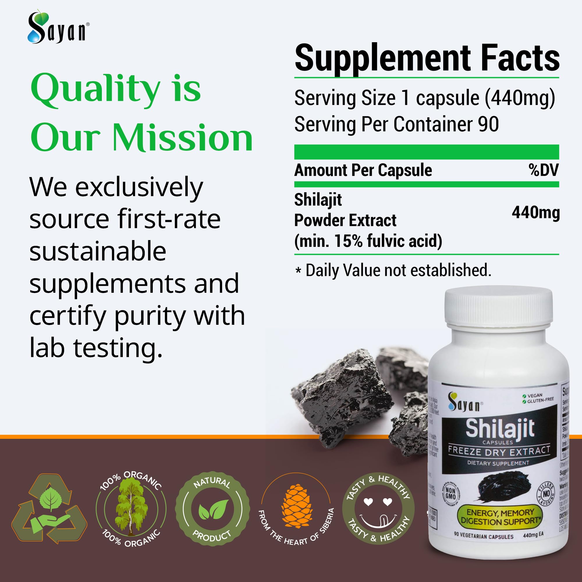 Organic Shilajit for daily health