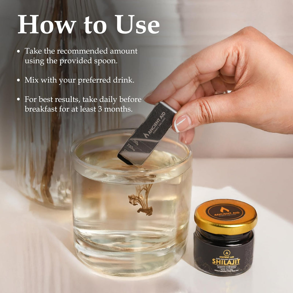 organic shilajit for daily health