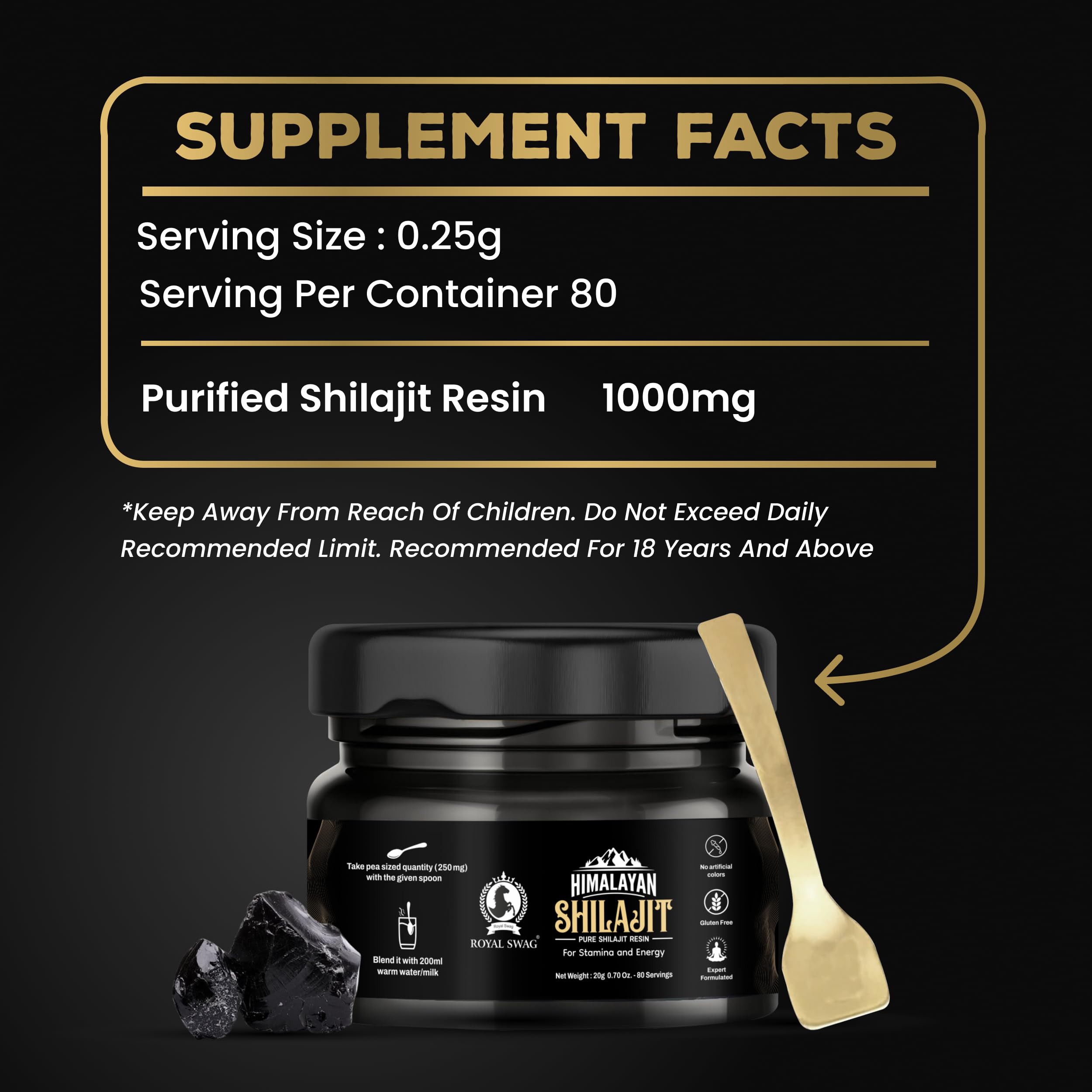 organic shilajit for daily vitality