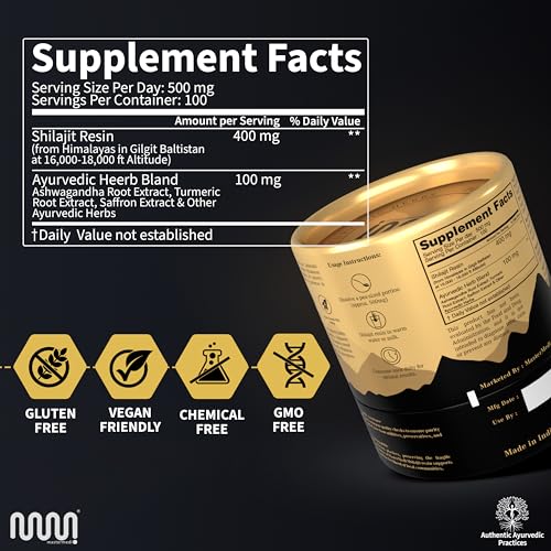 Organic Shilajit for energy and focus