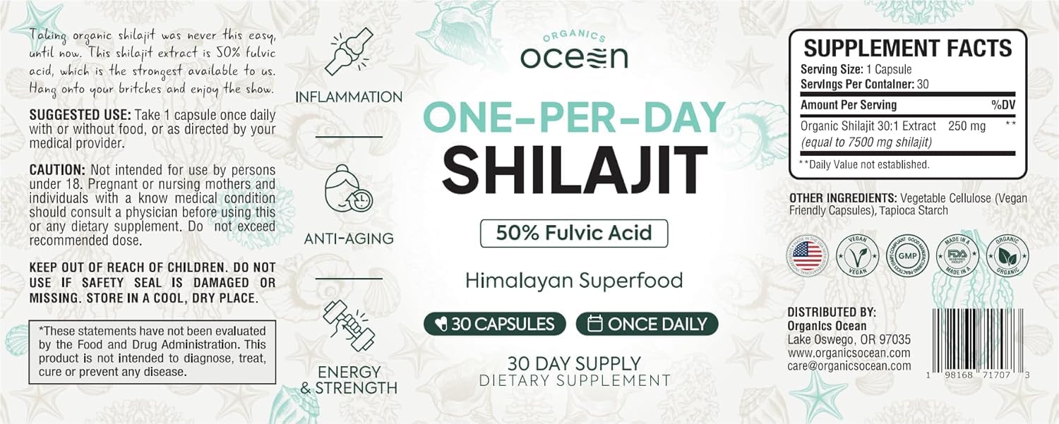 organic shilajit for energy boost
