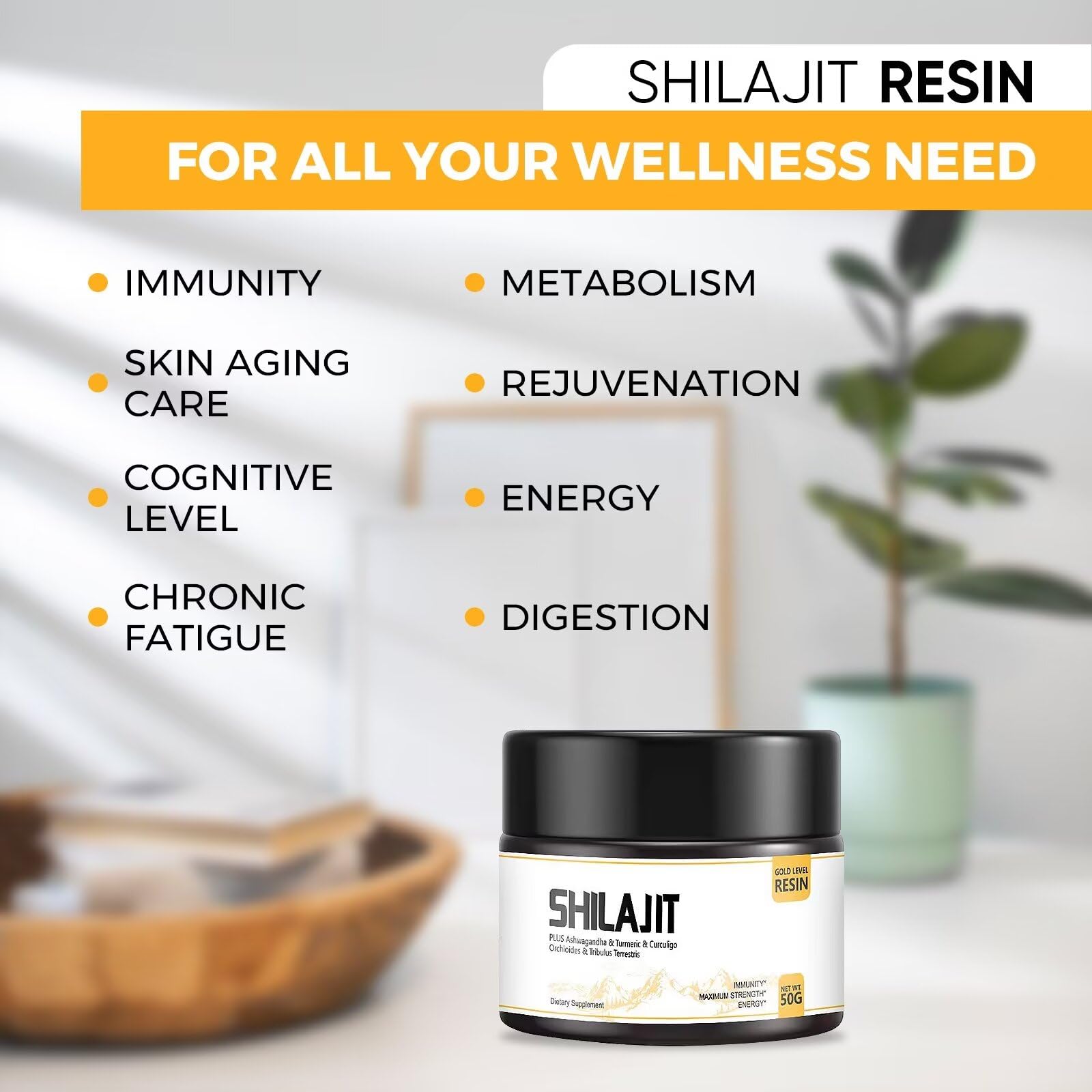 Organic Shilajit for enhanced performance