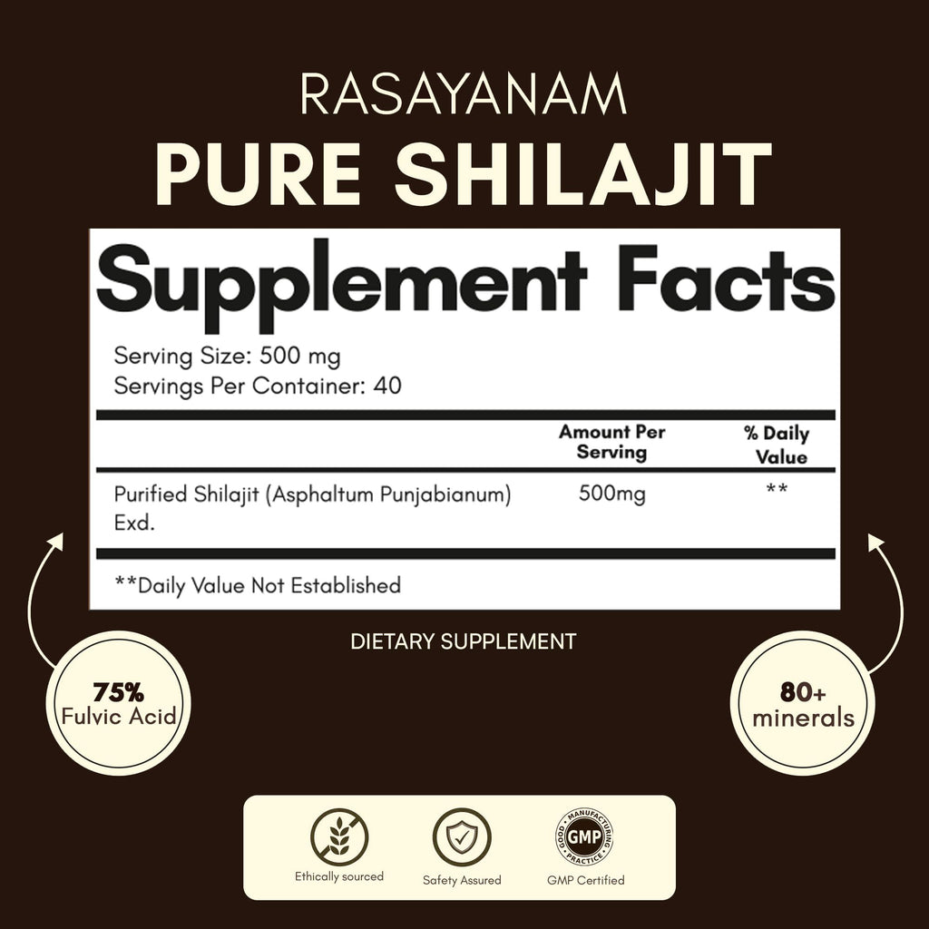 Organic Shilajit for holistic health