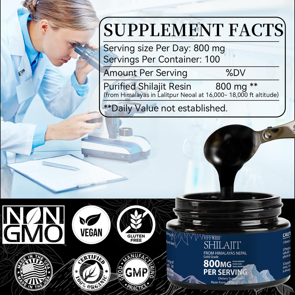 organic Shilajit for men and women