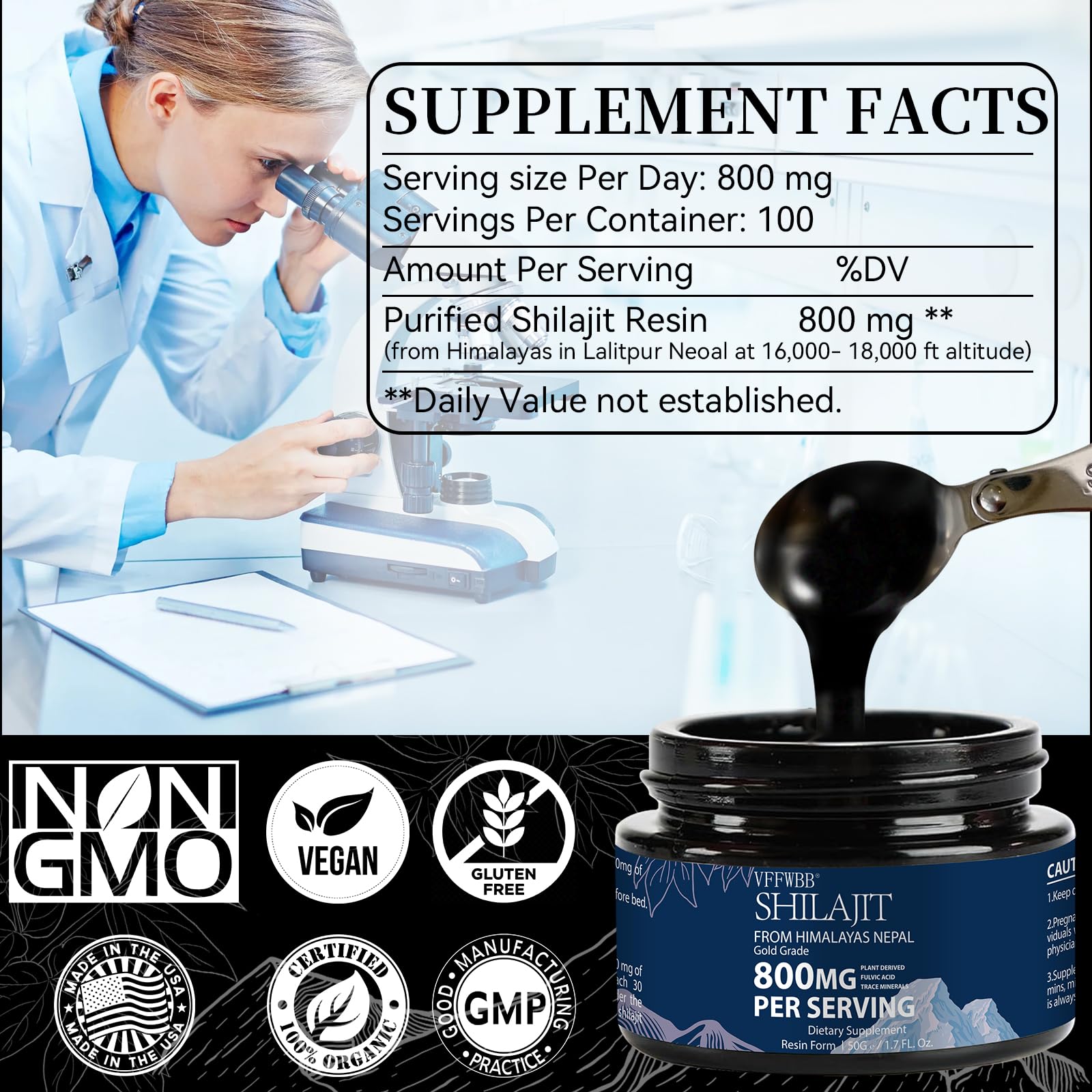 organic Shilajit for men and women